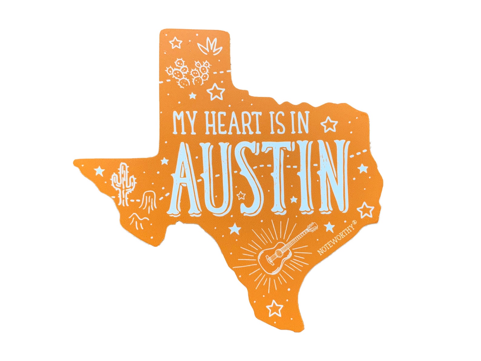 Austin Sticker Austin Texas Sticker Bumper Sticker Single - Etsy