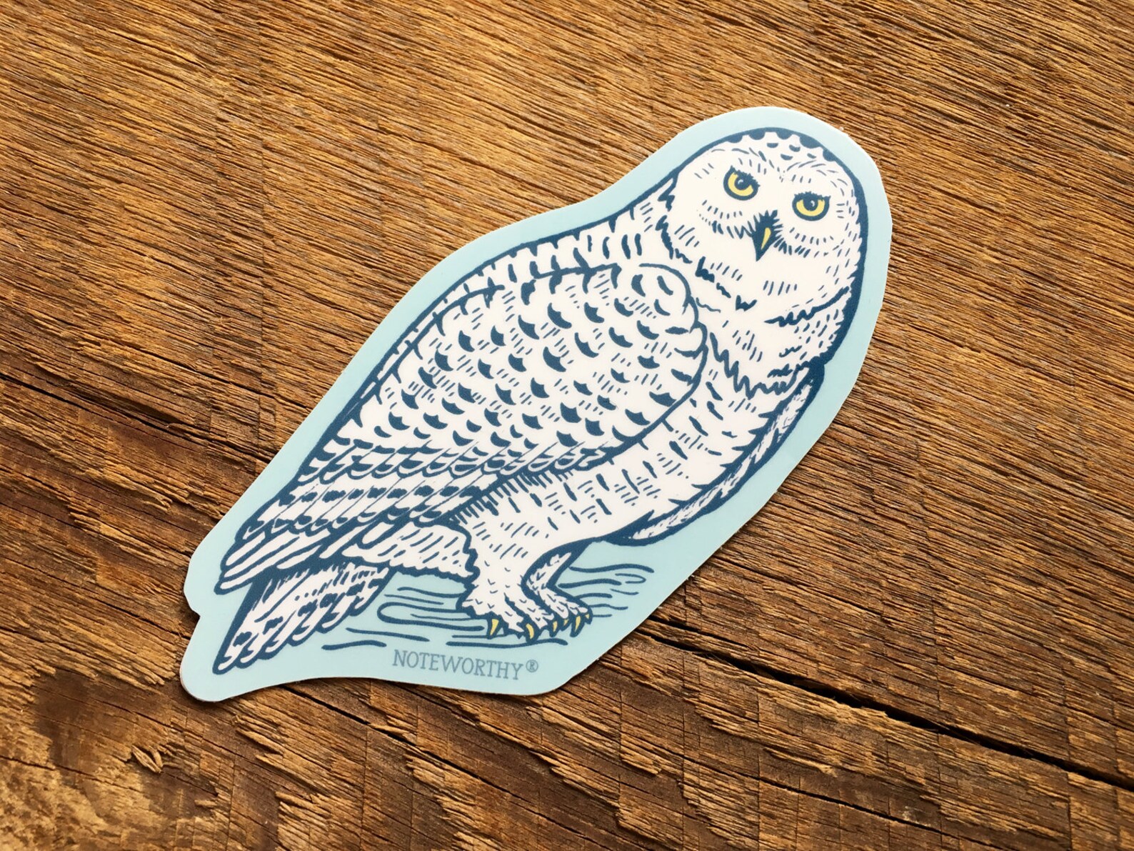 Snowy Owl Sticker Owl Sticker Outdoor Sticker Single Die | Etsy