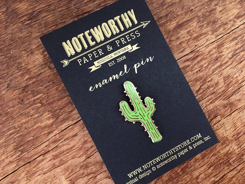 Cactus Enamel Pin Desert Enamel Pin Single Hard Enamel Pin - Etsy