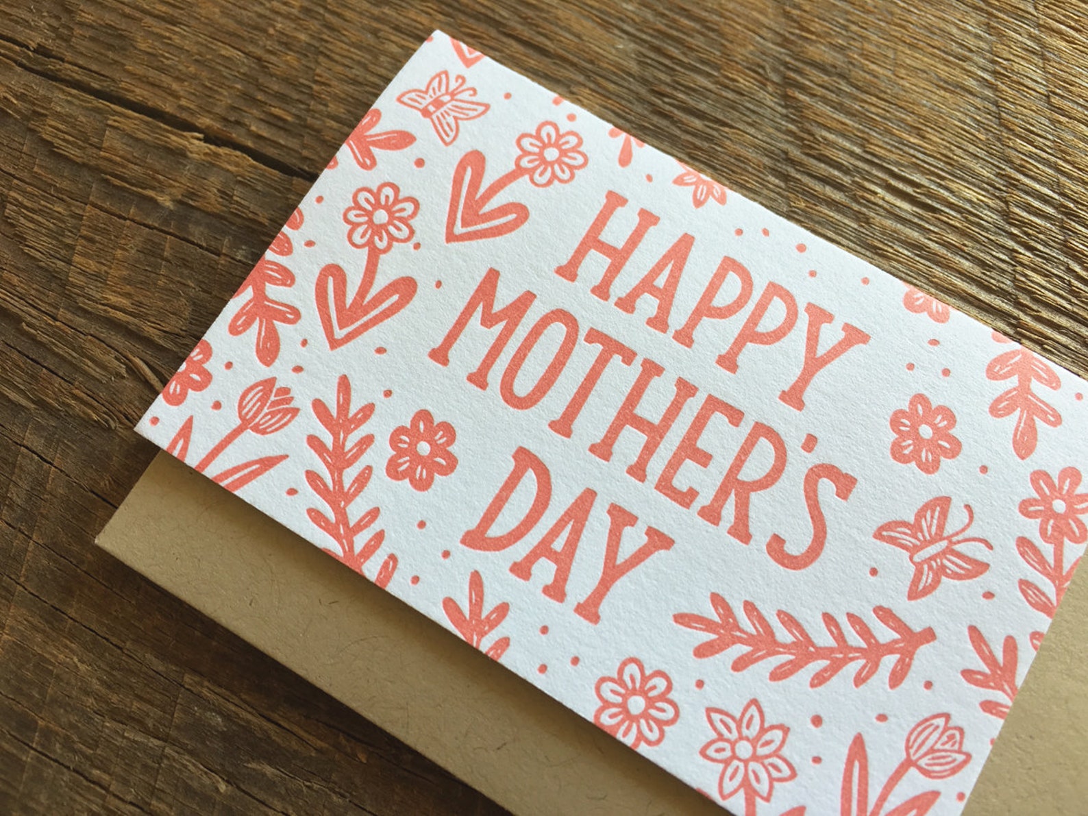 Flower Mom Card, Happy Mother's Day, Enclosure Card, Gift Card, Mini ...