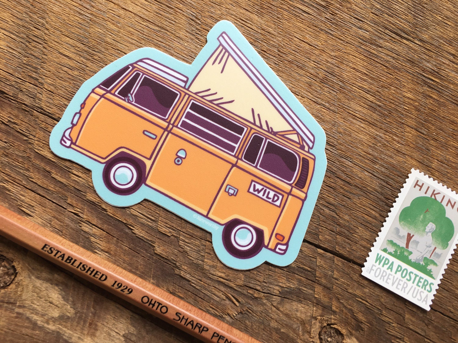 Camper Sticker Camper Bus Sticker Camping Sticker Single | Etsy