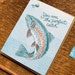 Perfect Catch Love Card, Fishing Card, Outdoors Card, Letterpress ...