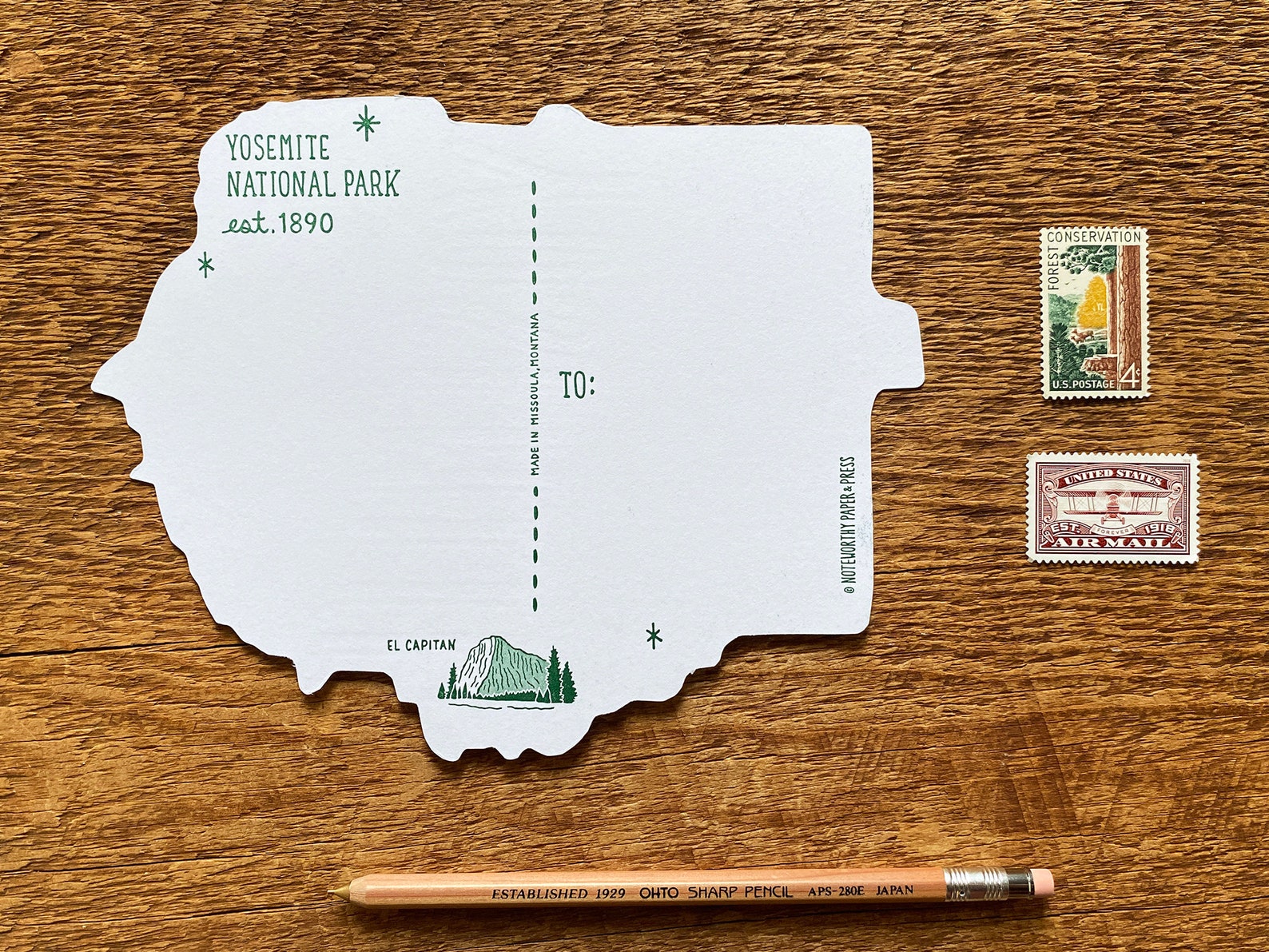 Yosemite Postcard, Yosemite Map, Yosemite National Park Map California ...