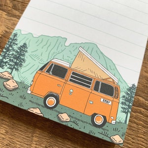 Rocky Mountain National Park Camper Van Notepad, Camper Van Notes ...