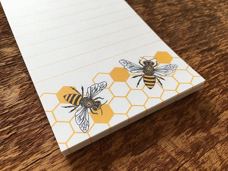 Honey Bee Notepad Honey Do List 3.5 X 8.5 List Pad With - Etsy