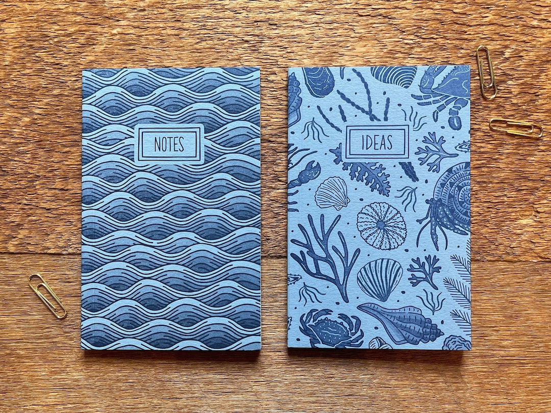 Ocean & Coastal, Beach Pocket Notebook Sets, Set of 2 Pocket Notebooks ...