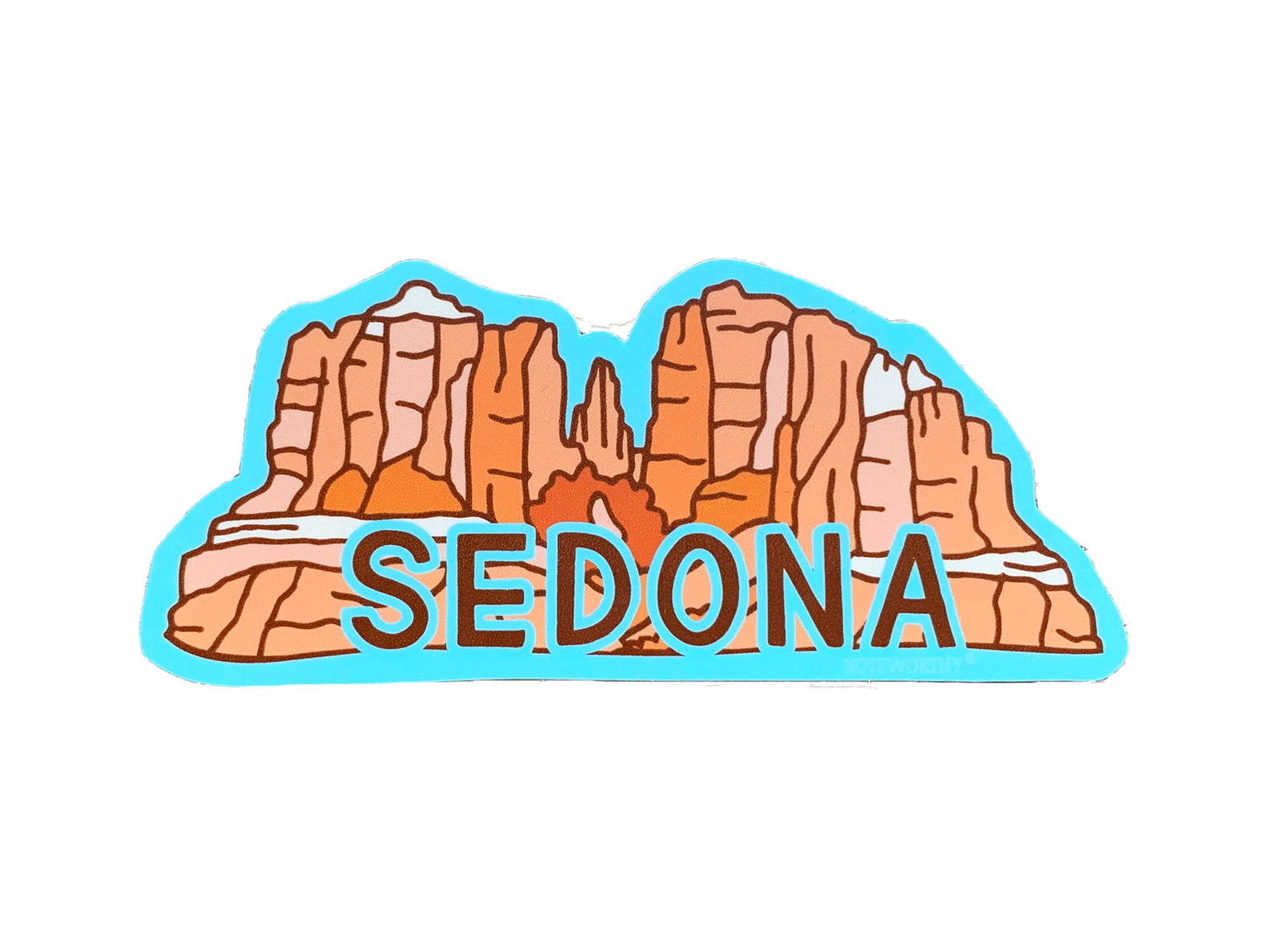 Sedona Sticker Cathedral Rock Sticker Bumper Sticker Single - Etsy