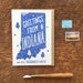 Indiana Greeting Cards, Greetings From Indiana, Boxed Set of 6, A6 ...