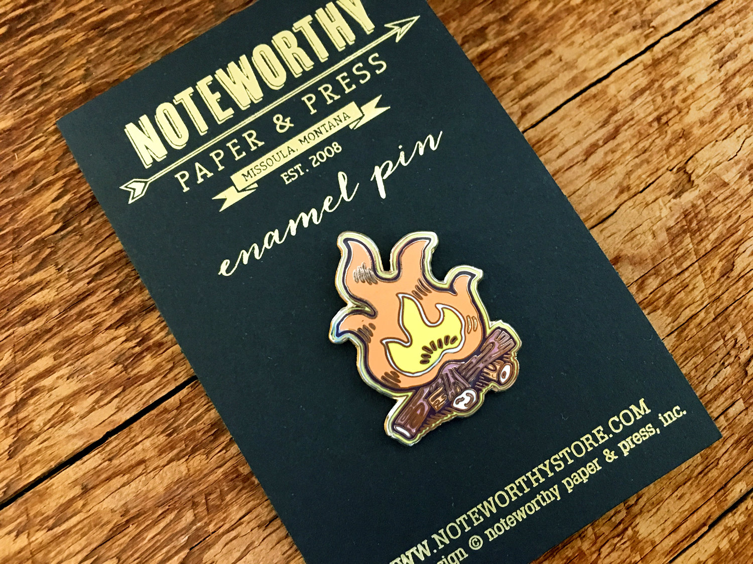 Campfire Enamel Pin Camping Pin Single Hard Enamel Pin With | Etsy