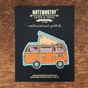 Camper Van Patch, Explore Patch, Single Embroidered Patch With Iron-on ...