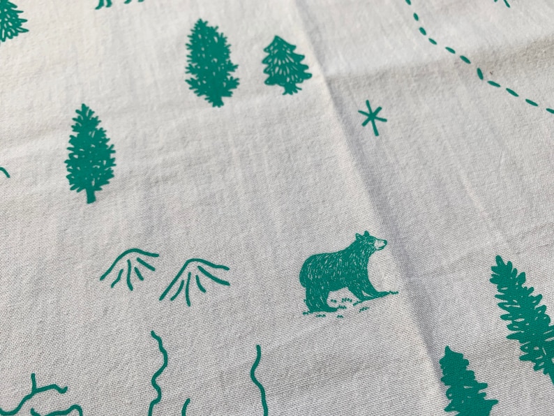 Washington Tea Towel, Washington State Tea Towel, Single Screen Printed ...