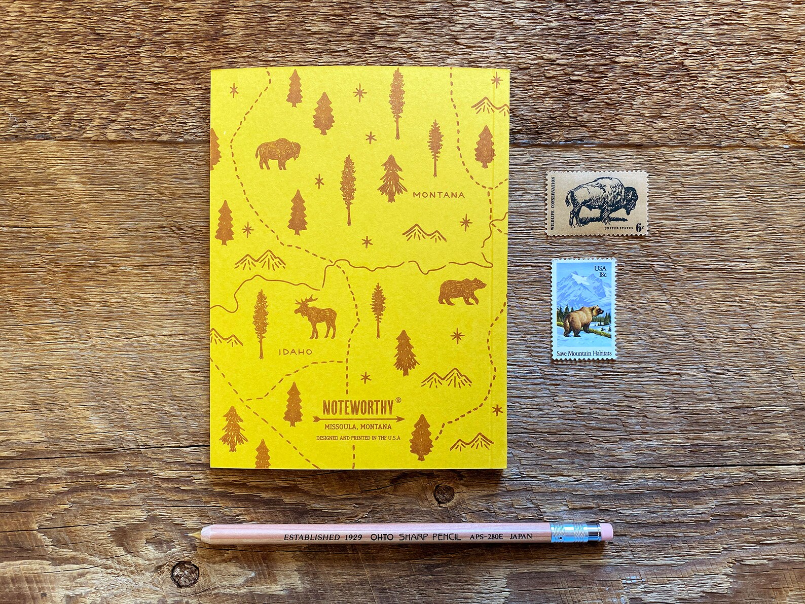 Yellowstone National Park Map Journal, Blank Journal, Outdoors ...