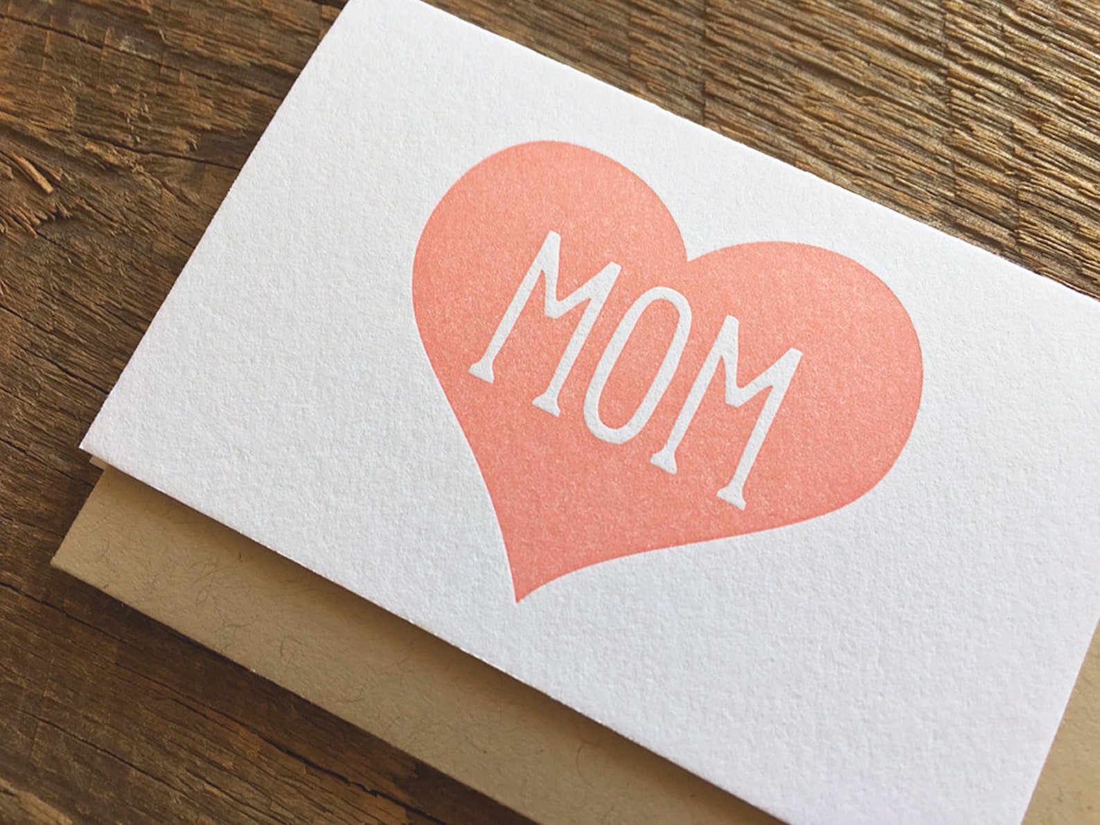 Mom Heart Card, Happy Mother's Day, Enclosure Card, Gift Card, Mini ...