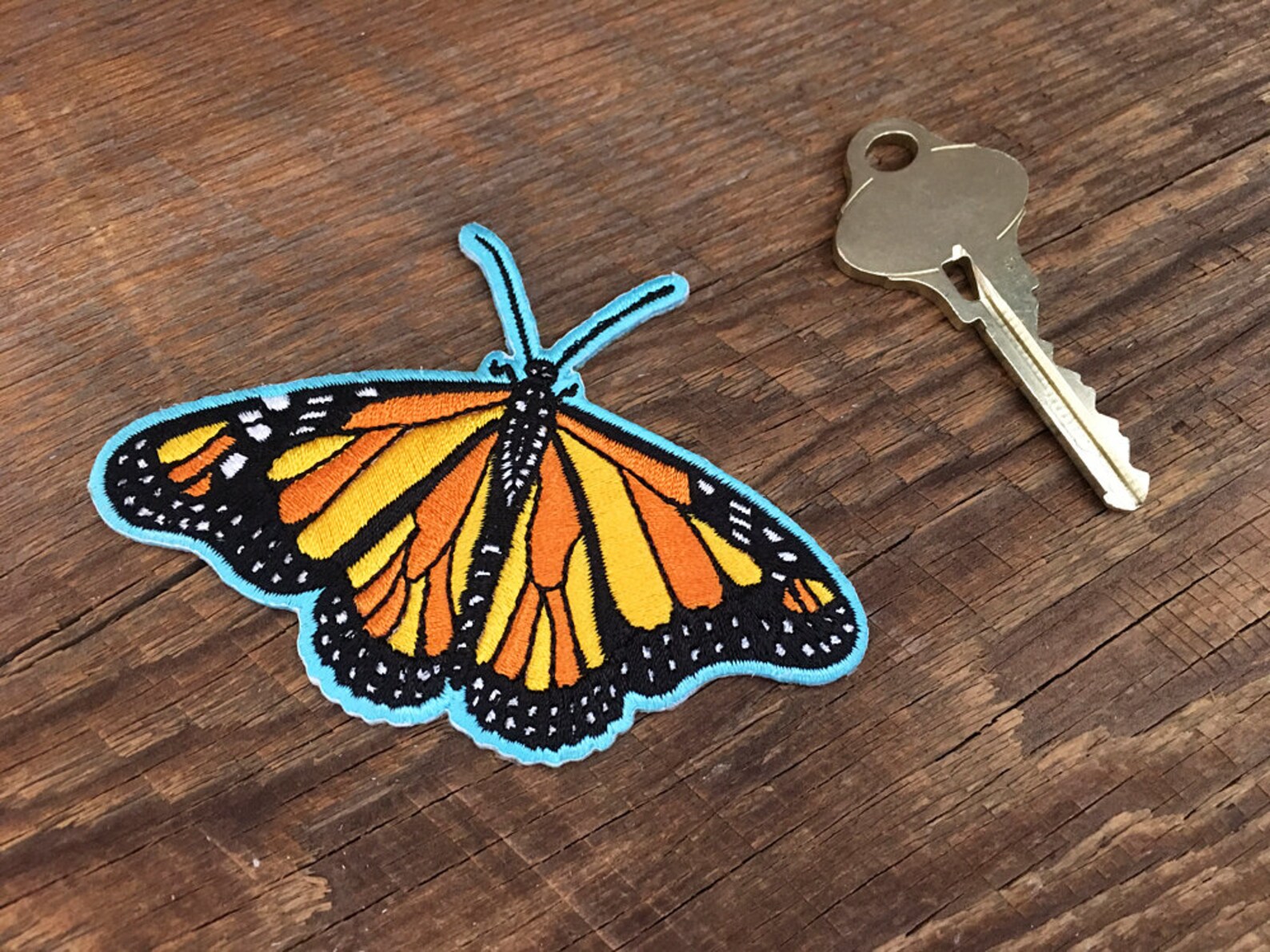 Monarch Butterfly Embroidered Patch Butterfly Patch Single - Etsy