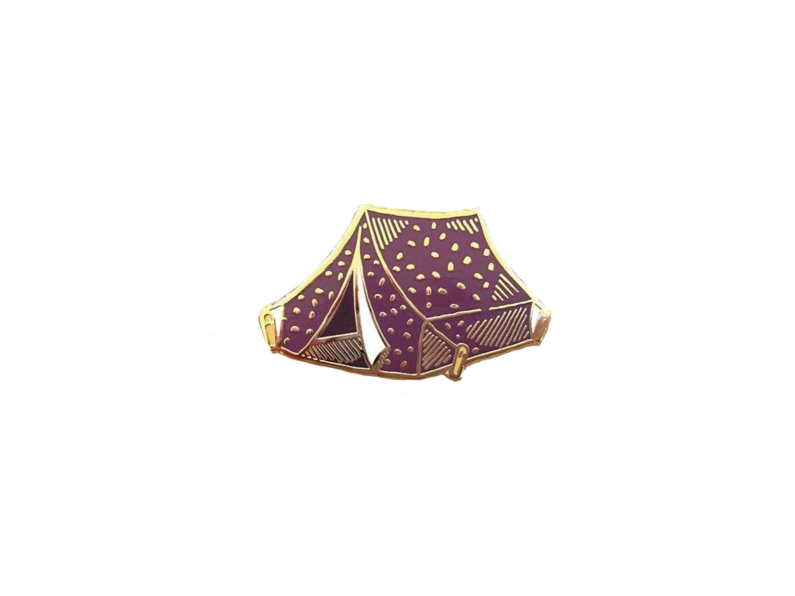 Tent Enamel Pin Camping Pin Single Hard Enamel Pin With - Etsy