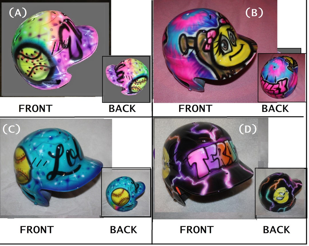 Batting Helmet, Girls Helmet, Softball Helmet, Personalized Helmet ...
