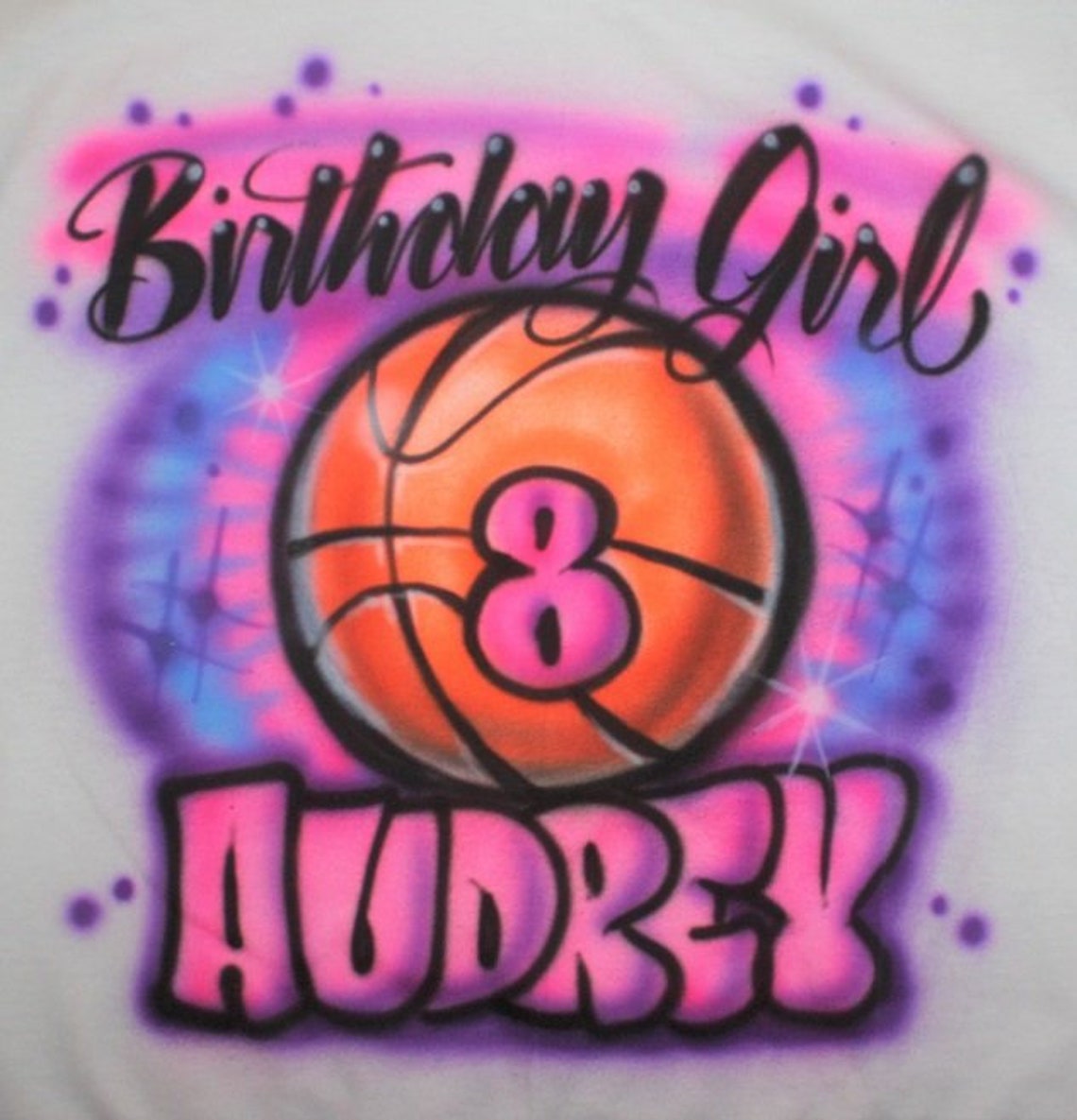 Personalized Girls or Boys Basketball Birthday Party T SHIRT ...