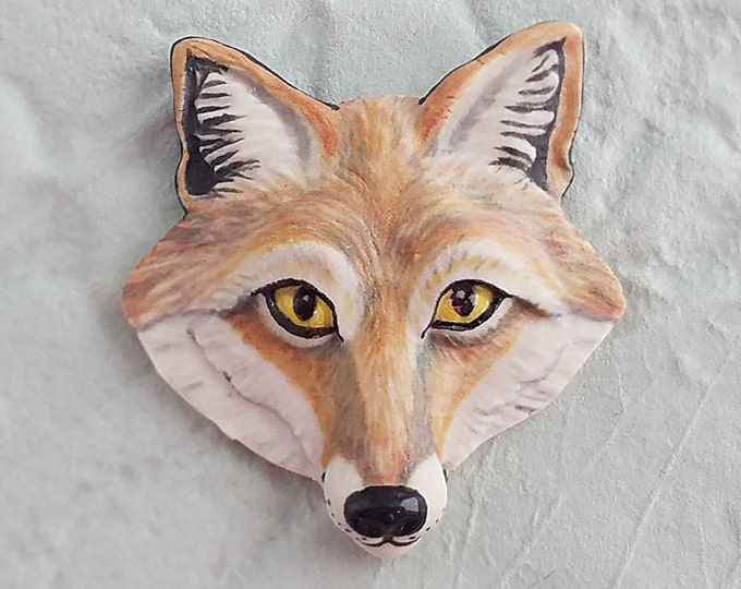 Fox Face Red Fox Porcelain Cabochon Ceramic Fox Shapeshifter - Etsy