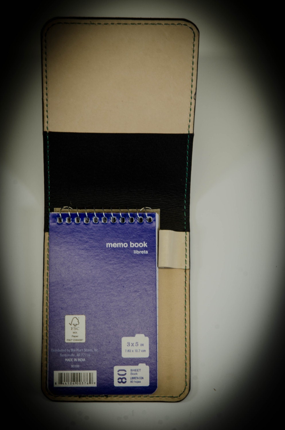 Leather Notepad Case With Pen Holder - Etsy Ireland