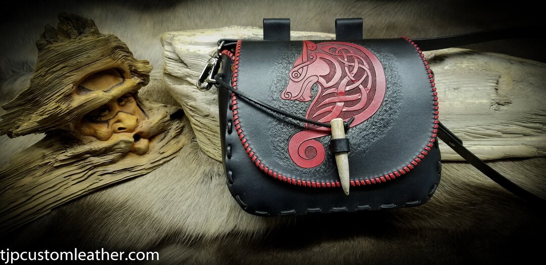Viking Belt Pouch for Renaissance Faires, Larping, SCA and Any Other ...