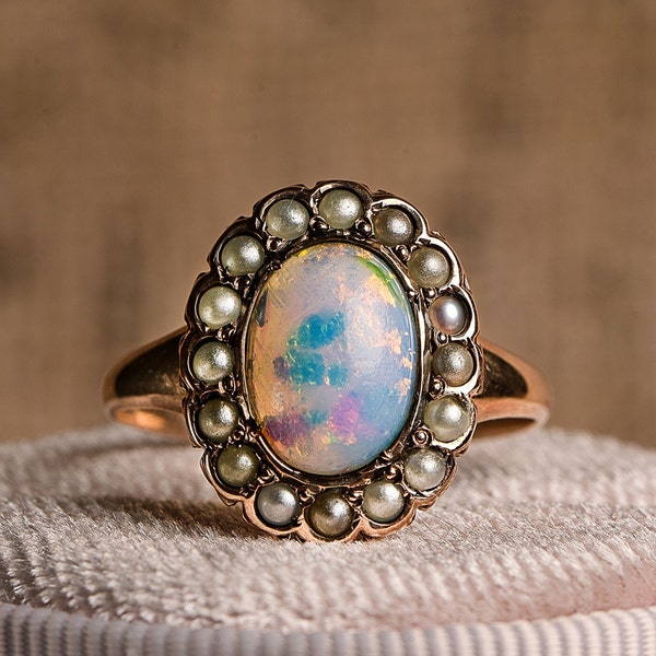 Seed Pearl Ring - Etsy