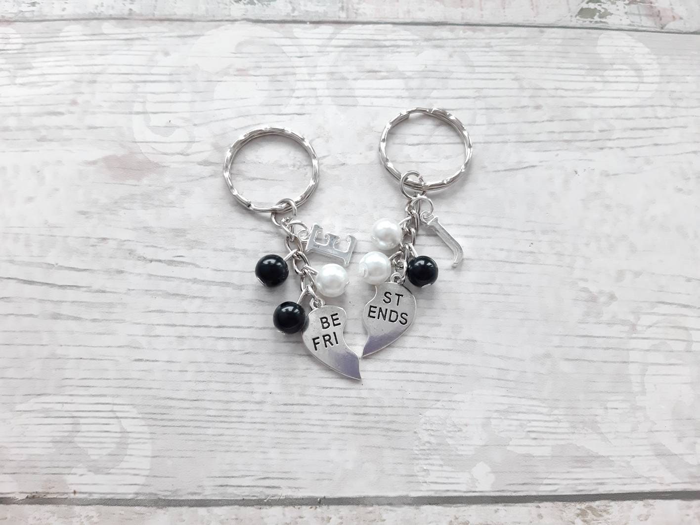 Personalised Best Friend Keyrings, BFF Keychain, Friends Forever ...