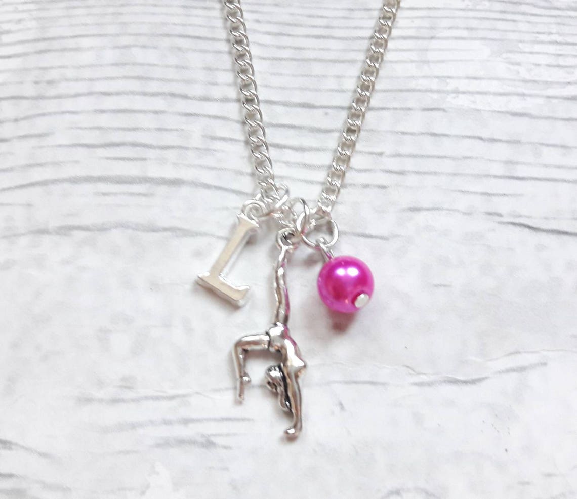 Gymnast necklace gymnastics jewelry personalised necklace | Etsy