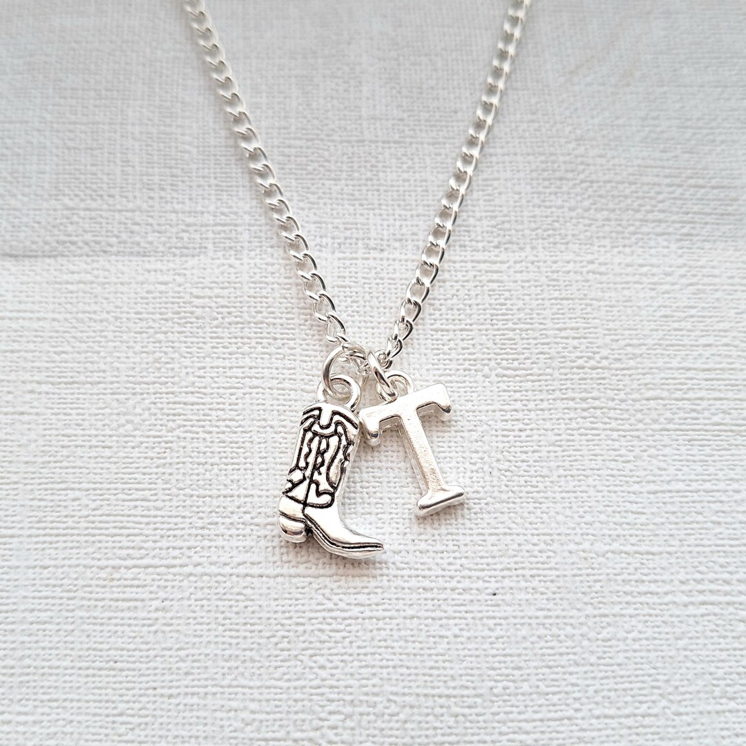 Cowboy Boots Necklace, Country and Western Jewellery, Wild West Line ...
