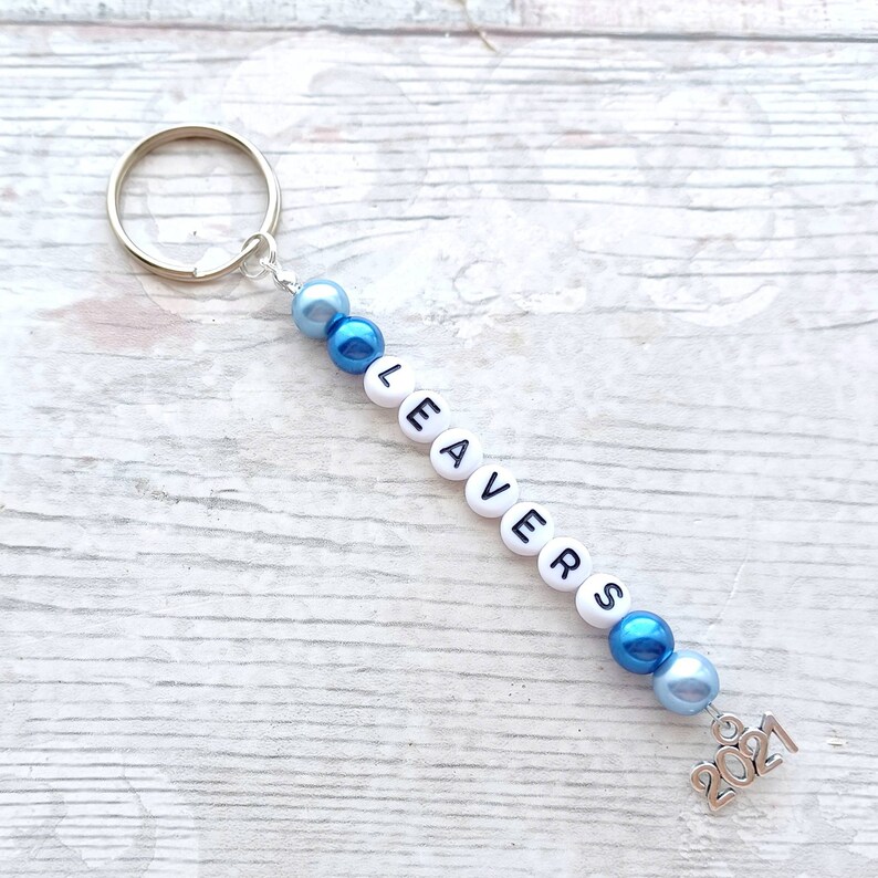 School Leavers Keyring, End of Year Keychain, Class of 2025 Keyring ...