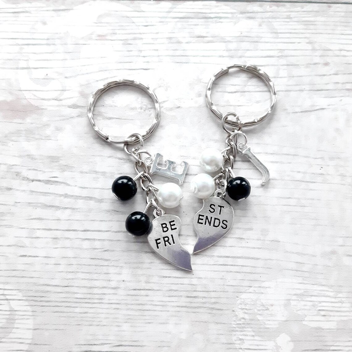 Personalised Best Friend Keyrings, BFF Keychain, Friends Forever ...