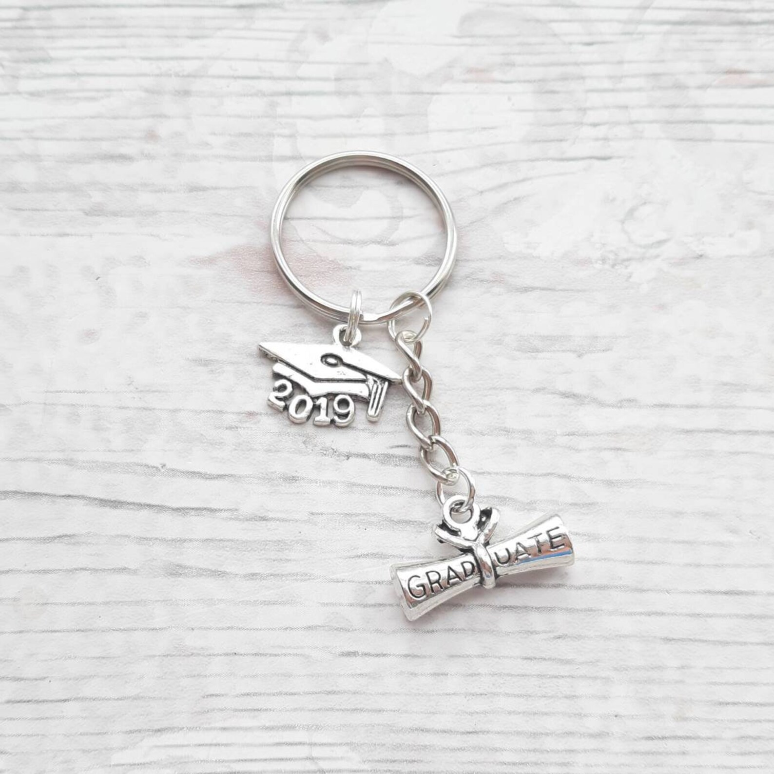 Graduation Keyring Graduate Keychain Scroll Keyring 2022 | Etsy UK