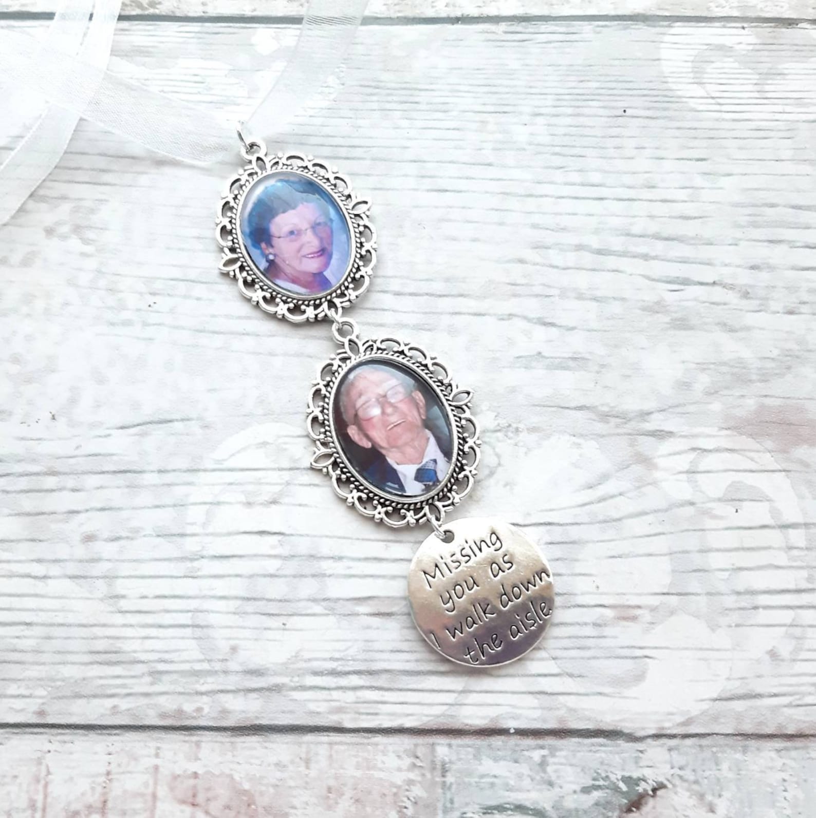 Bridal Bouquet Photo Charm Memory Charm for Wedding Flowers | Etsy UK