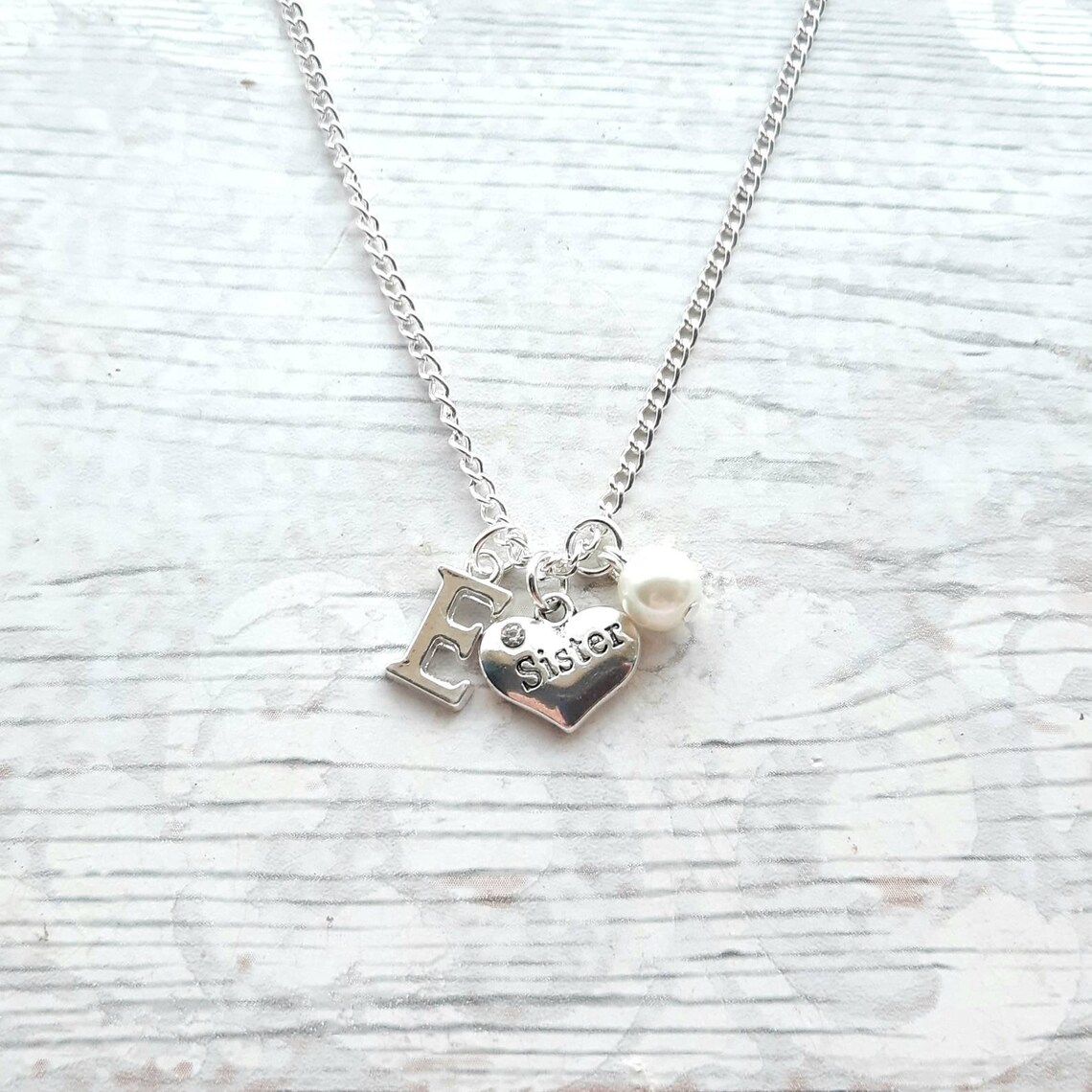 Sister Necklace, Initial Necklace, Best Friend Jewellery, Gift for ...