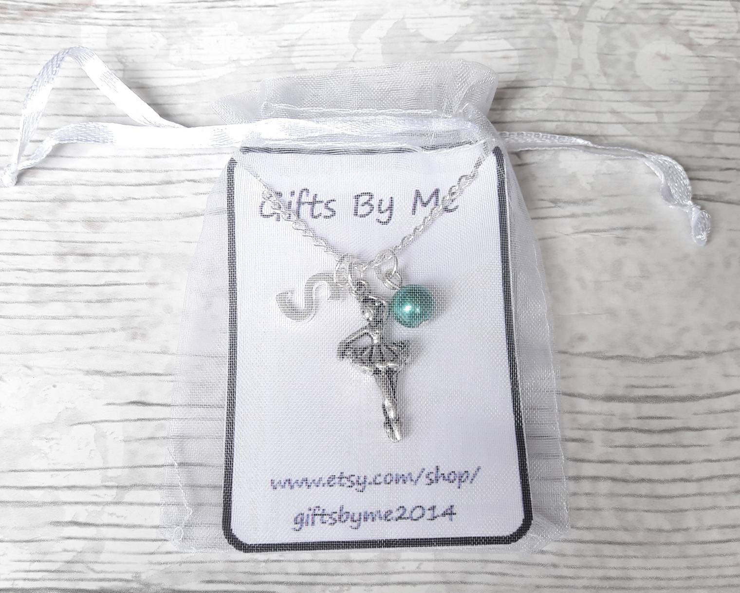 Ballerina Necklace Ballet Dancer Jewelry Dance Necklace | Etsy UK