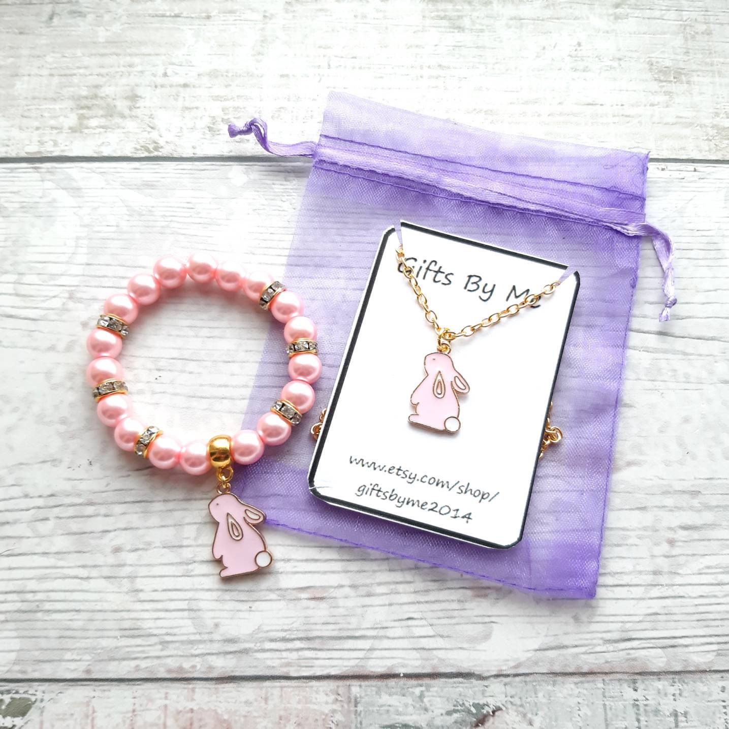 Rabbit Necklace, Easter Jewellery, Bunny Necklace, Easter Bunny Gift ...