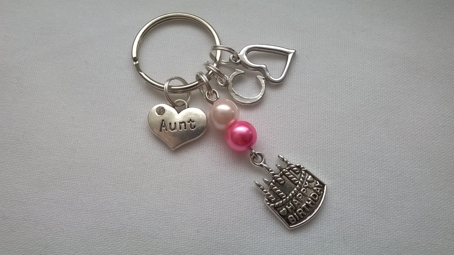 Birthday Keyring Happy Birthday Bag Charm Personalised | Etsy UK