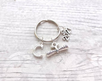 Graduation Keyring Graduate Keychain Scroll Keyring 2022 | Etsy UK