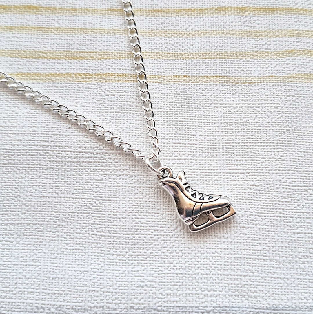 Ice Skating Necklace, Figure Skating Jewellery, Sports Team Jewelry ...