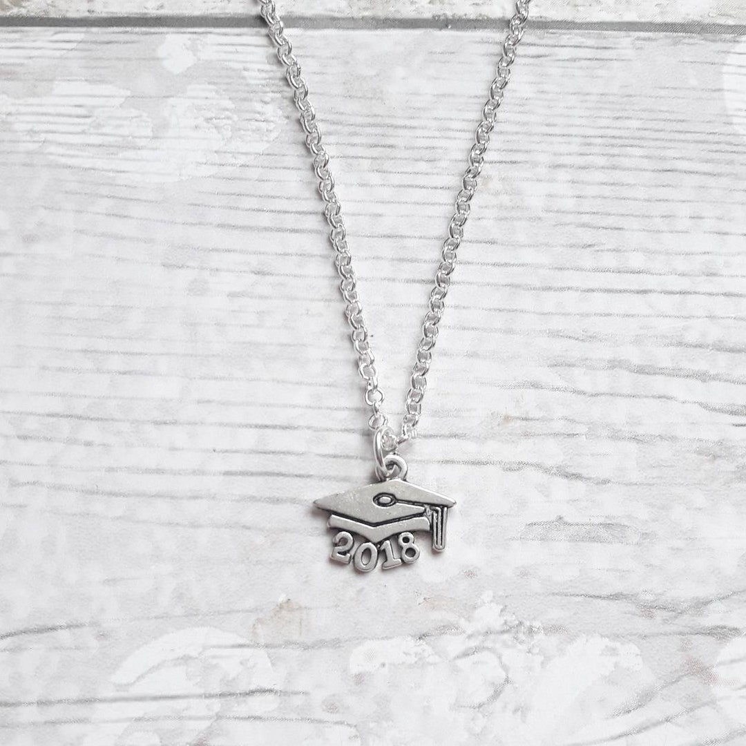 2024 Graduation Necklace, Grad Student Jewellery, Graduation Cap Gift ...