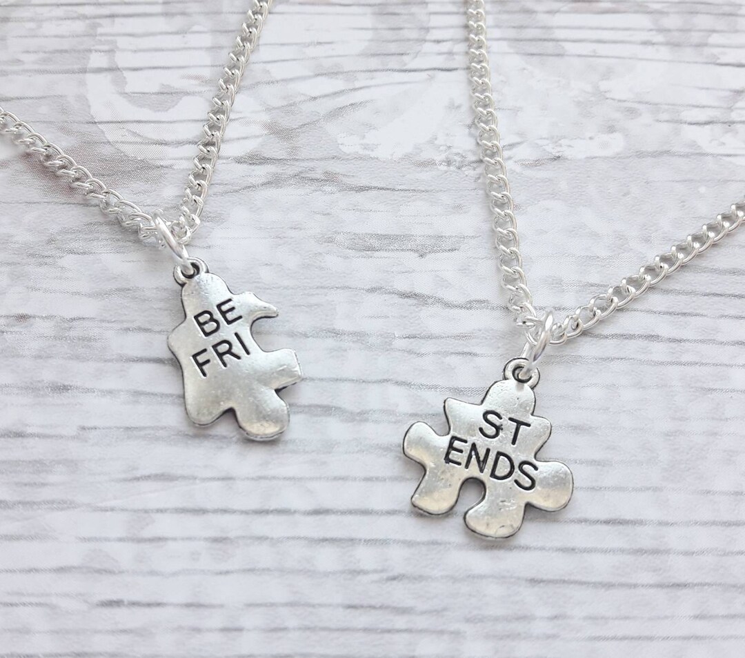 Best Friend Necklaces, Initial Jewellery, Friend Present, Gifts for ...