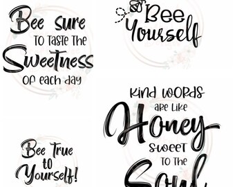 Kind Words Are Like Honey Sweet to the Soul Downloadable - Etsy