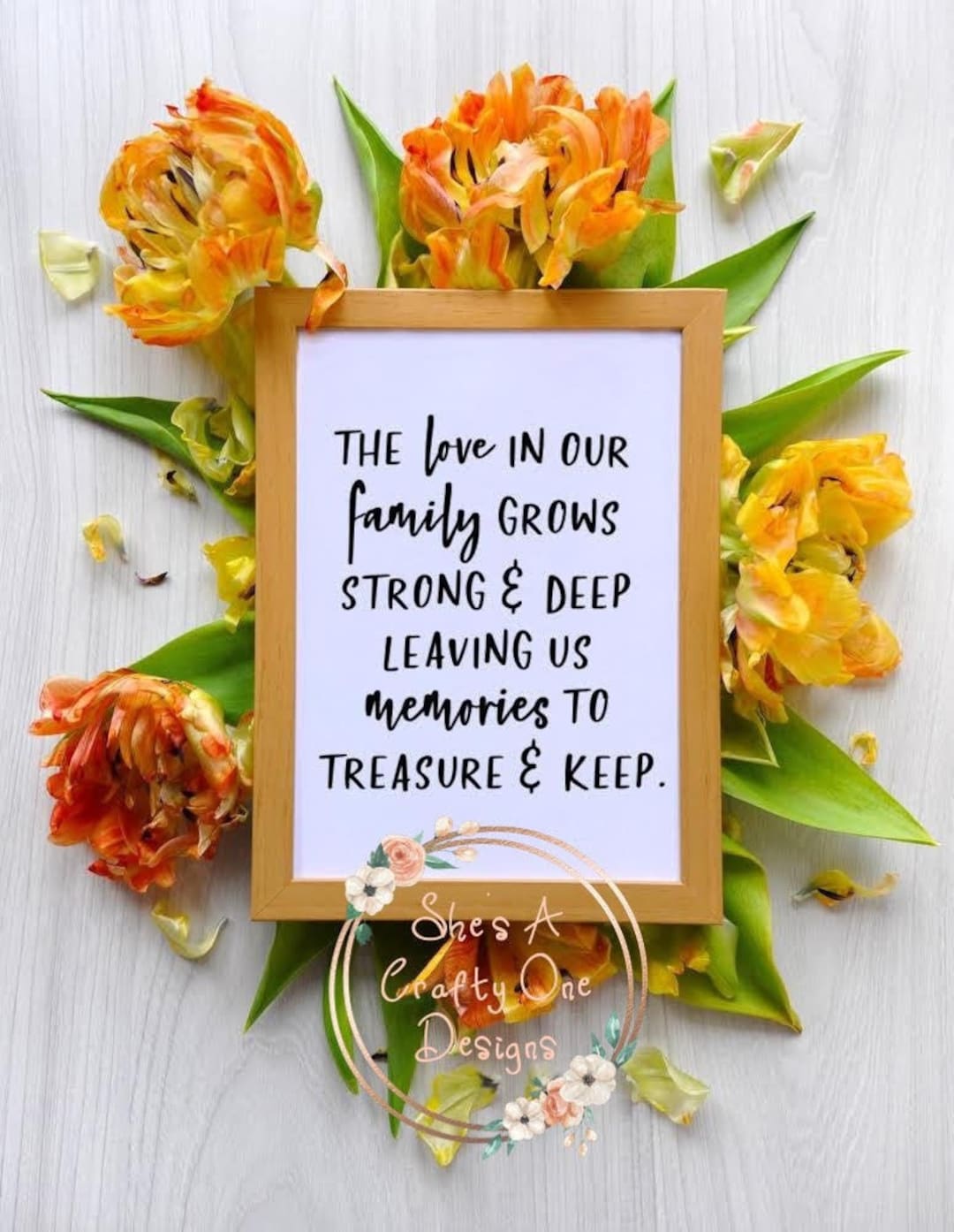 The Love in Our Family Grows Strong & Deep, SVG, PNG, JPG - Etsy