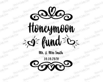 Honeymoon Fund Svg - Etsy
