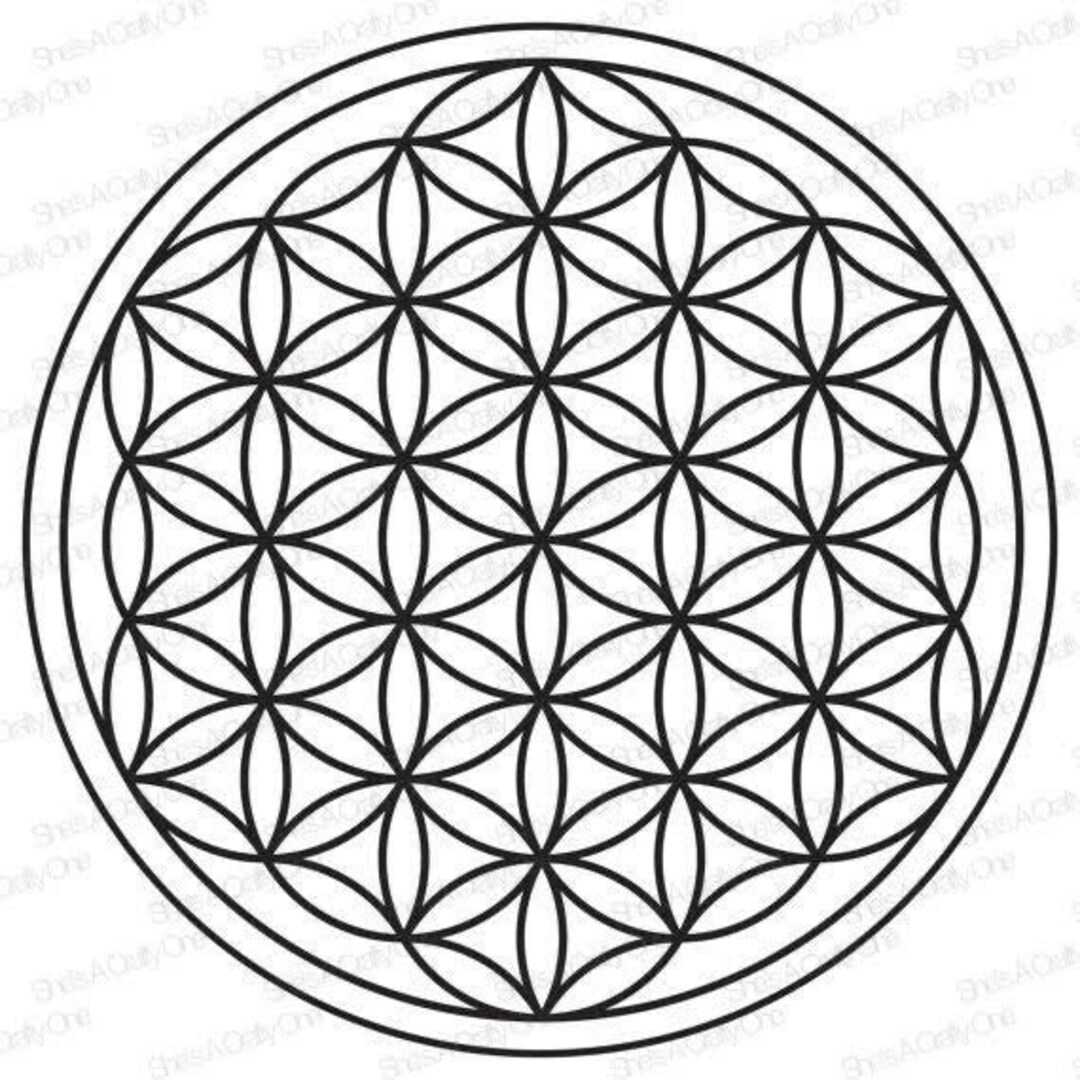 Flower of Life, SVG, PNG, JPG - Etsy