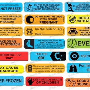 Licensed Drug Dealer, Pill Warning Labels - SVG, PNG, JPG - Etsy