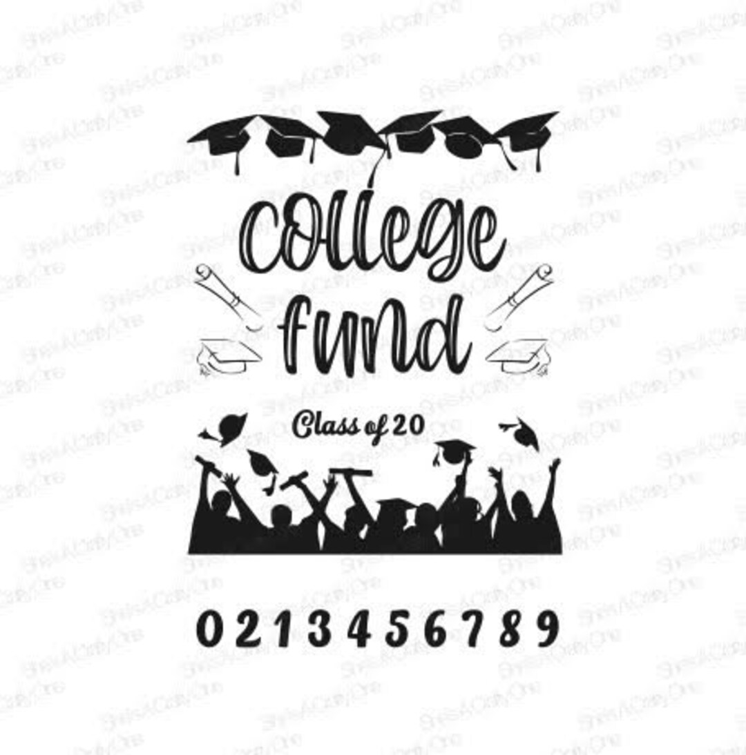 College Fund, SVG, PNG, JPG - Etsy