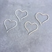 Small Heart Hoops, Valentines Gift, Sterling Silver Heart Earrings ...