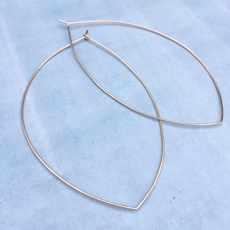Extra Large Hoops Big Gold Hoops Huge Hoops 4 Inch 100mm - Etsy