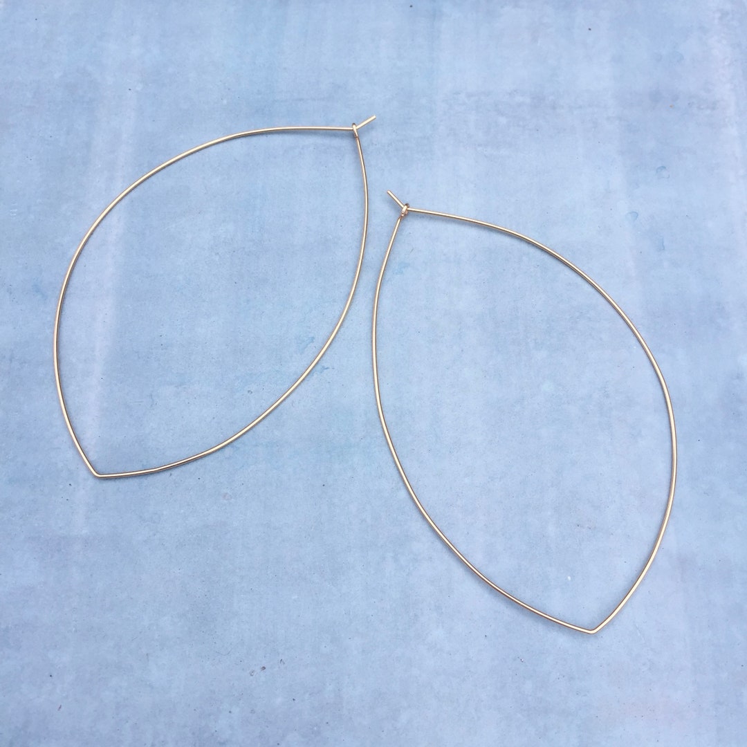 Extra Large Hoops, Big Gold Hoops, Huge Hoops, 4 Inch, 100mm, Gold ...