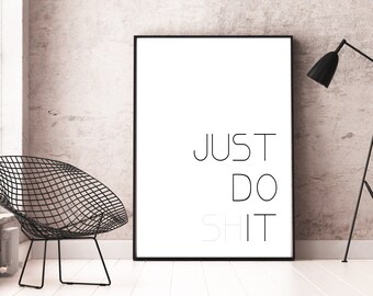 Just Do It Poster | Etsy